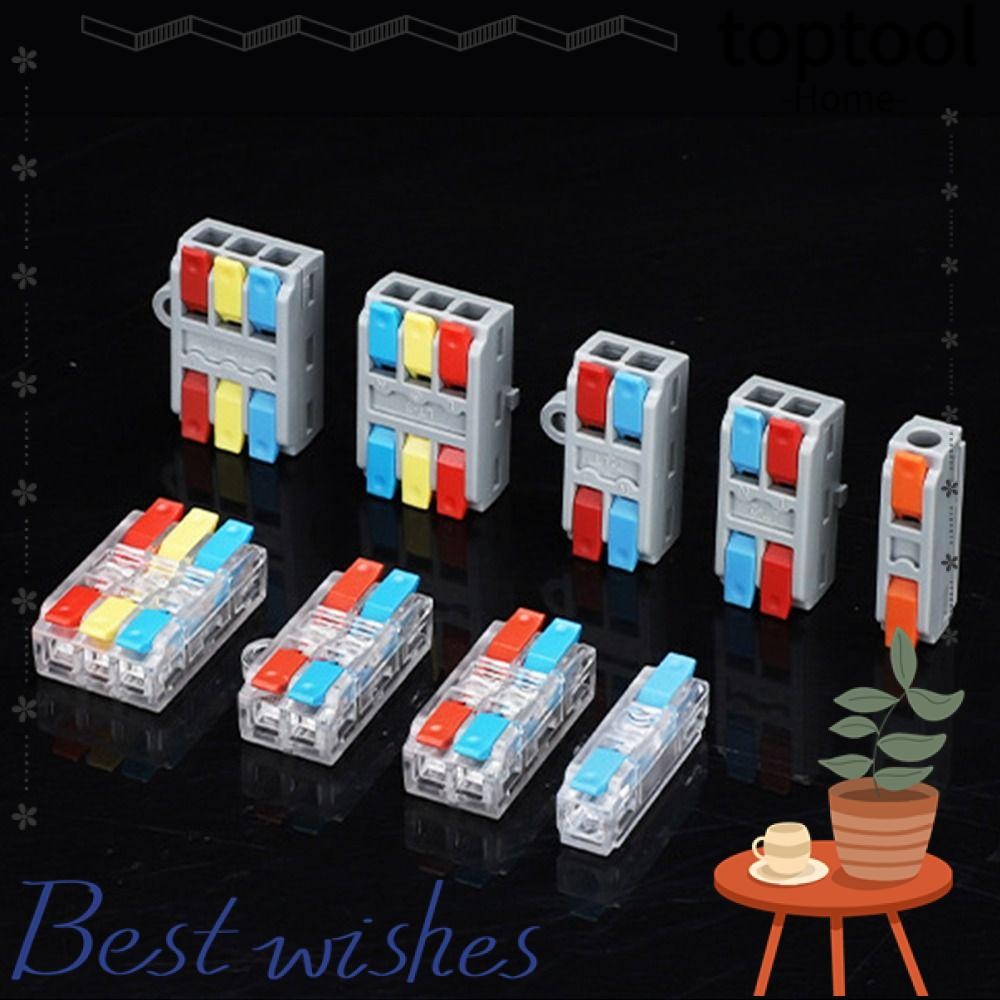TOPTOOL Quick Terminal Block, Mini Universal Wire Connector, Docking ...
