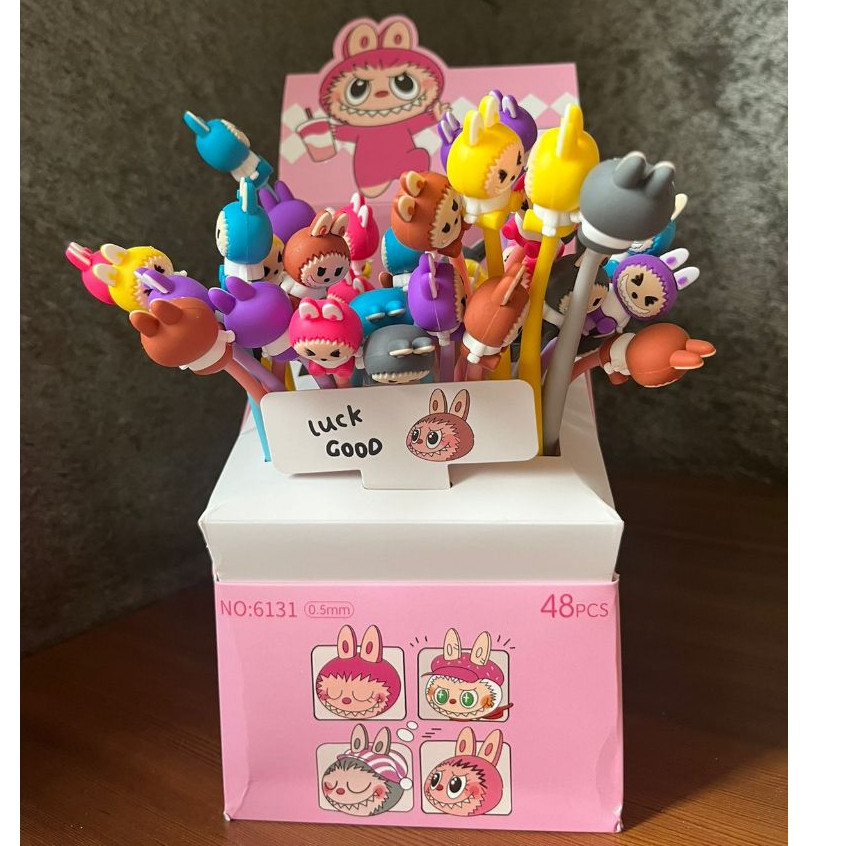 Labubu Shake Pen Popmart Pen Labubu Flexible Pen Pop Mart | Shopee Malaysia