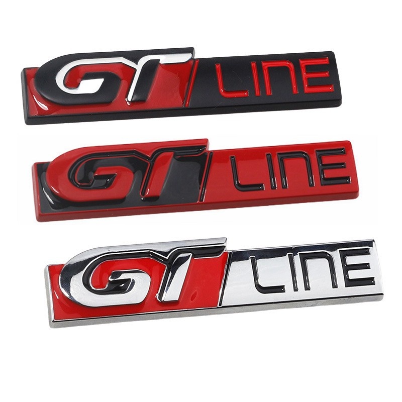 New GT LINE Car Sticker Suitable for Hyundai kia GTline Metal Car logo ...