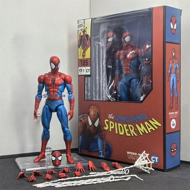 Action Figure Spider Man Mafex 185 Tobey Maguire The Amazing Spiderman ...