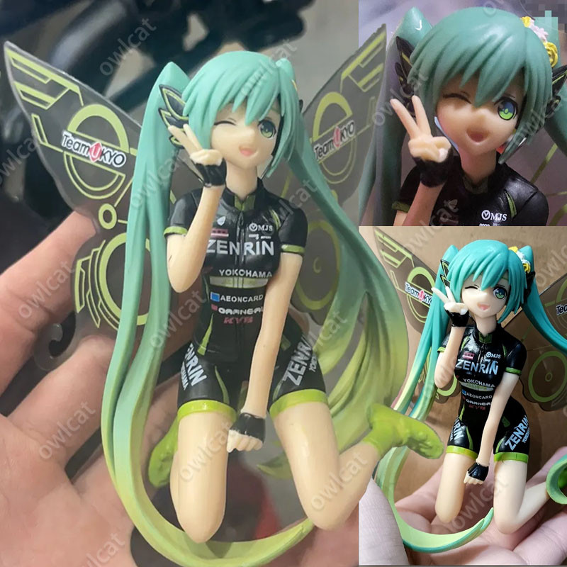 Figure Vocaloid Miku (Bike Racing 2017 TeamUKYO Support Ver.) 13cm Race Suite Wing Hatsune Miku ...