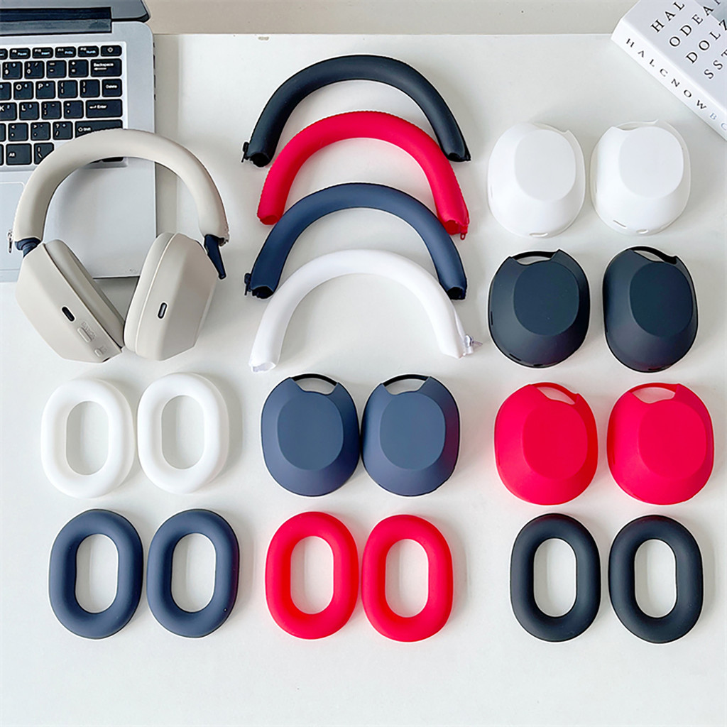 For Sony WH-1000XM5 Earphone Case Set of 5 soft silicone Casing ...