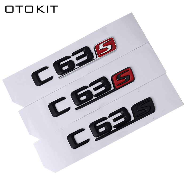 Car Tuning For Mercedes Benz AMG C Class W204 W205 C63 C63S Letter Logo ...