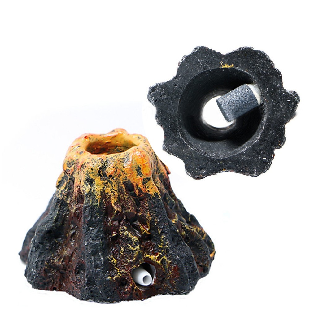 Aquarium Volcano Shape Air Bubble Stone Oxygen Pump Plate Pump Bubble ...