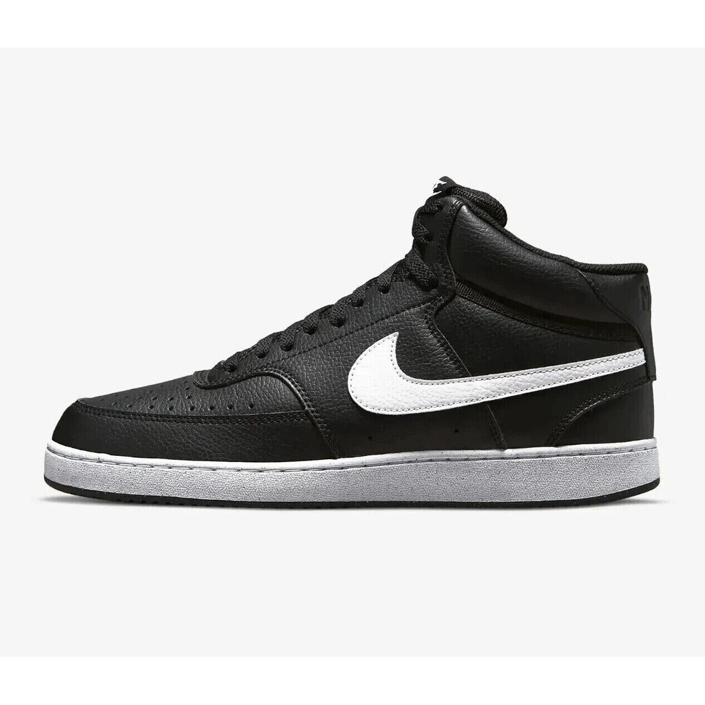 Nike Court Vision Mid Black White Panda CD5466-001 sz 12 Men's | Shopee ...