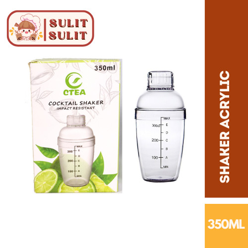 CTEA Acrylic Shaker (350 to 1L) milk tea shaker / cocktail shaker ...
