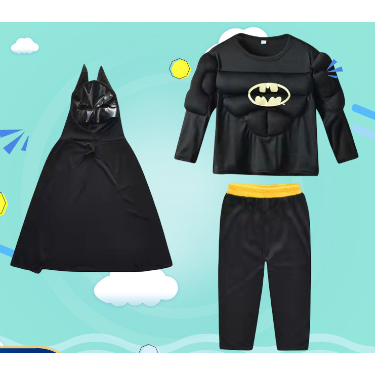 Halloween cosplay Costume Long Sleeve Boy League of Legends Muscle Suit ...