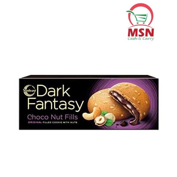 Sunfeast Dark Fantasy Choco Nut Fills Original Filled Cookie With Nuts ...