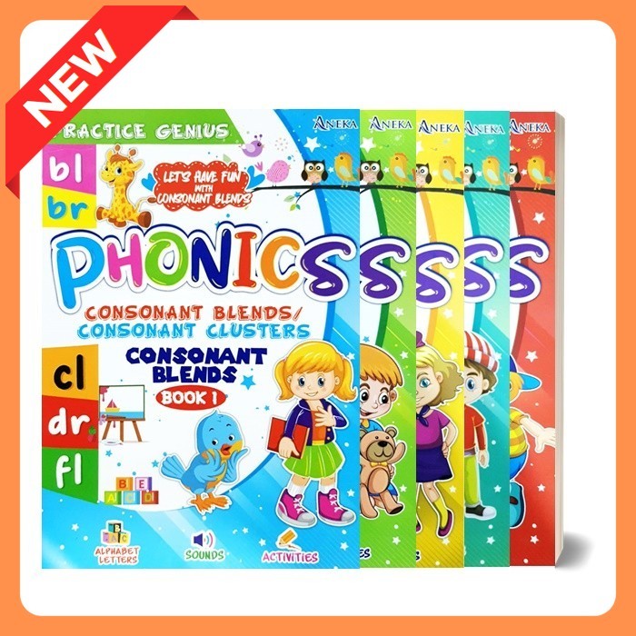 Practice Genius Let's Have Fun With Consonant Blends Phonics Consonant ...