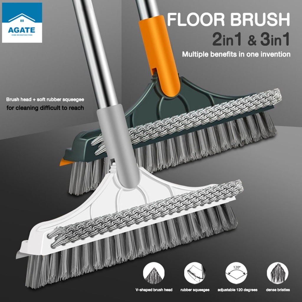 3 In 1 Brush Magic Brush Broom Toilet Floor Brush Berus Cuci Tandas Gap ...
