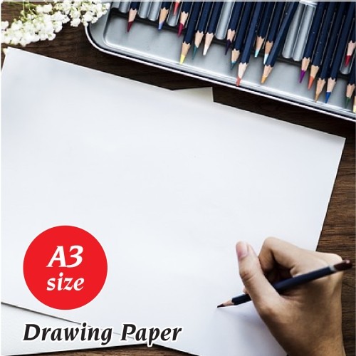 A3 Drawing Paper 135gsm 165gsm 200gsm | Cartridge Paper | Kertas Seni ...