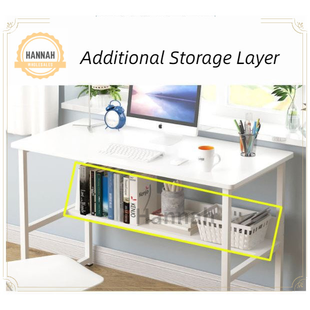 Hannah Modern Home Office Table Workstation Office Desk Writing Table ...