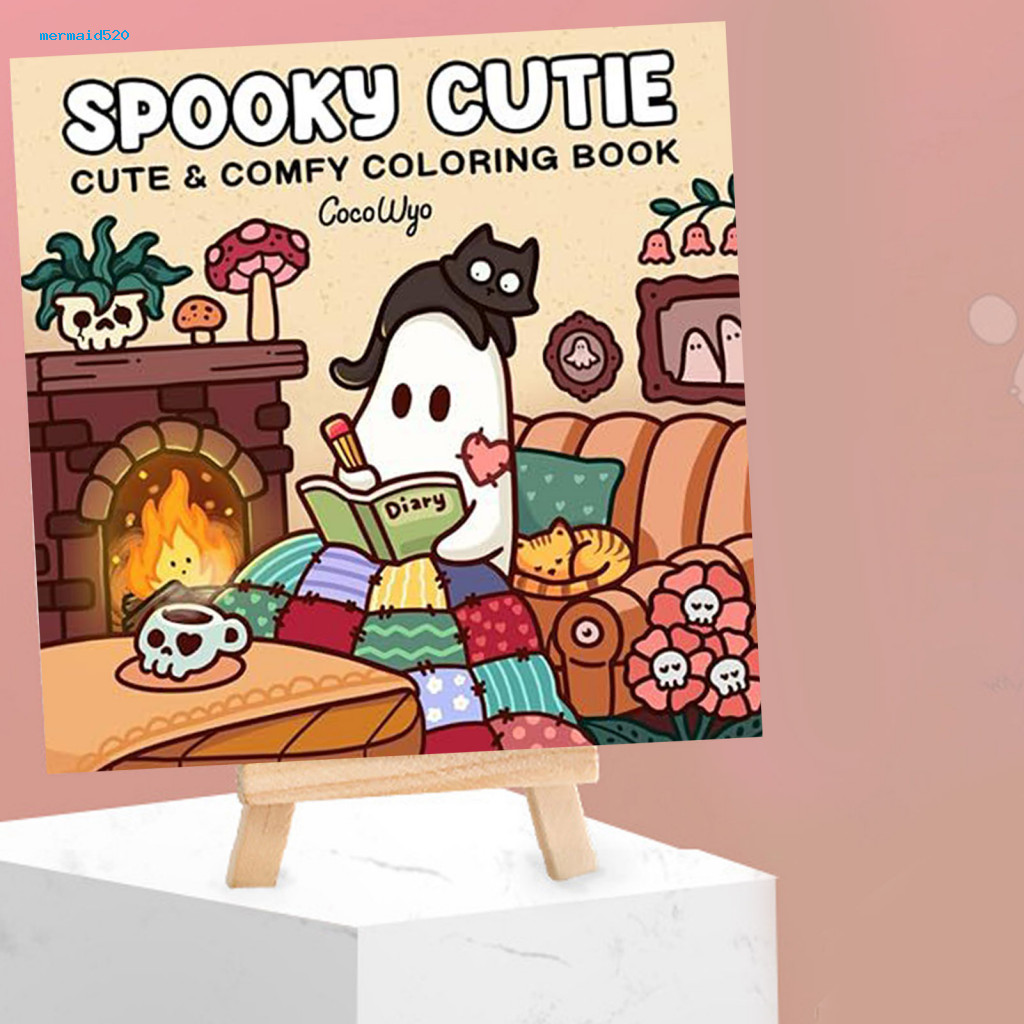 MEH- Spooky Coloring Pages 88 Page Coloring Book Spooky Cartoon ...