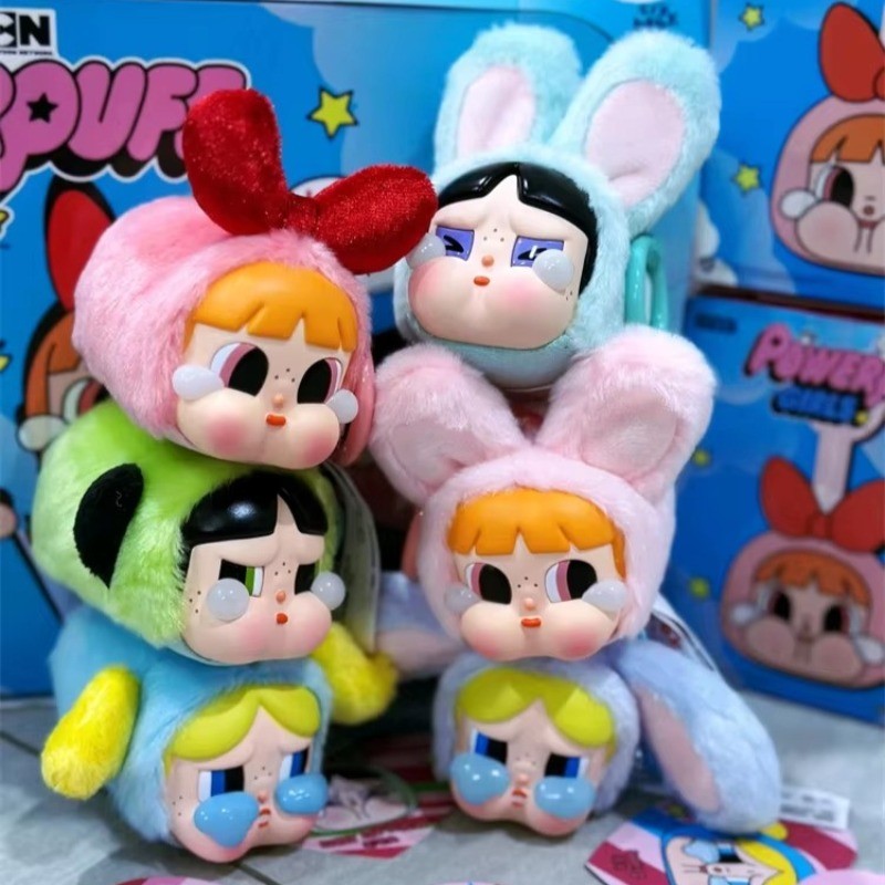 Pop Mart Crybaby Powerpuff Girls Series Blind Box Vinyl Face Baby Cry ...