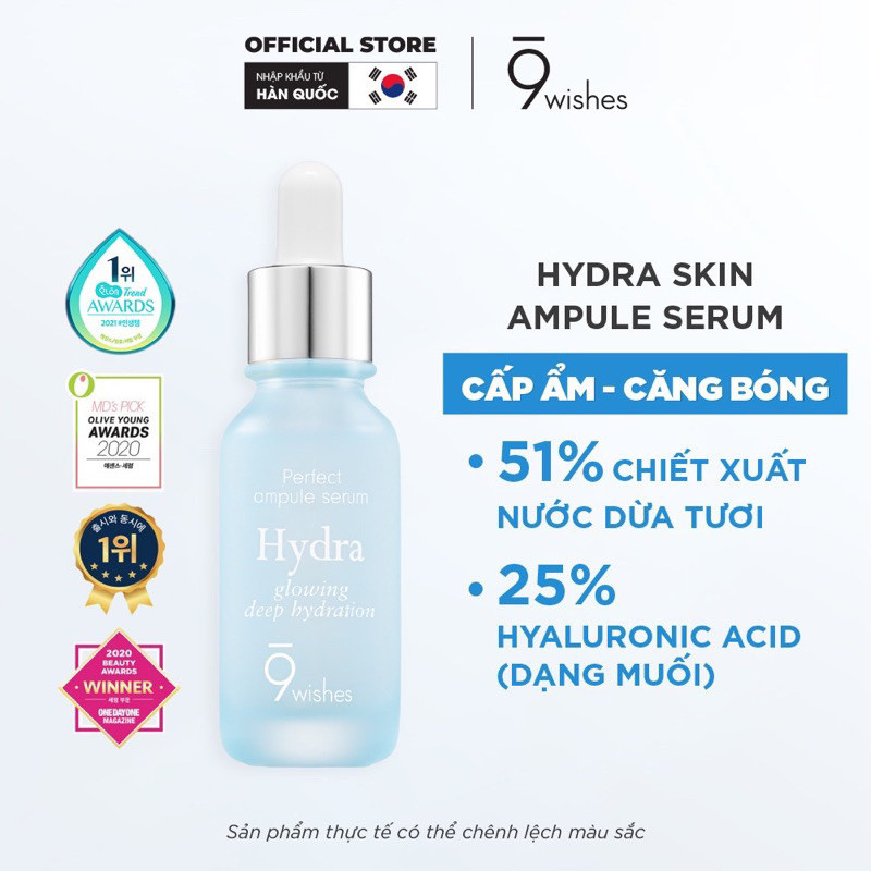 [HSD 3/25 read description] 9Wishes Hydra Skin Ampule Serum 30ml ...