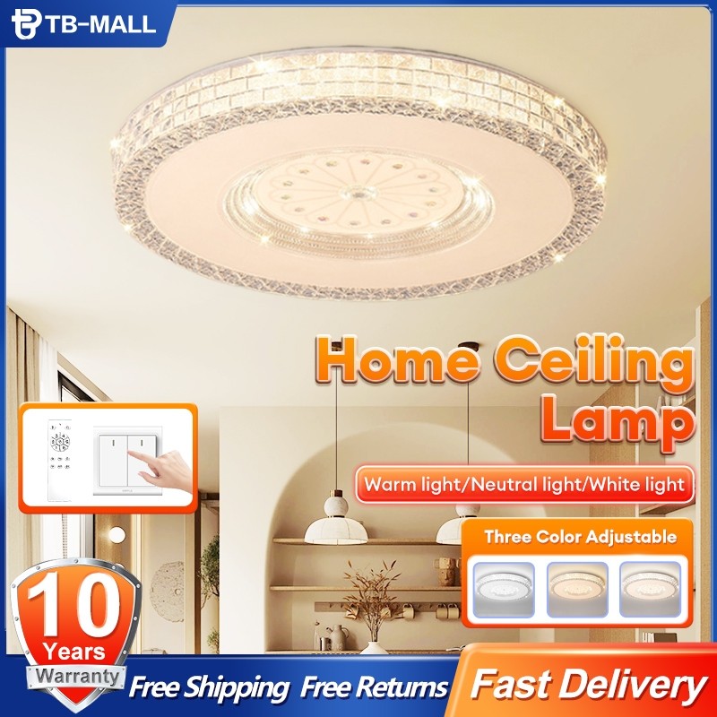 Led Ceiling Light Thin Lampu Siling Bulat Ruang High-brightness Living ...
