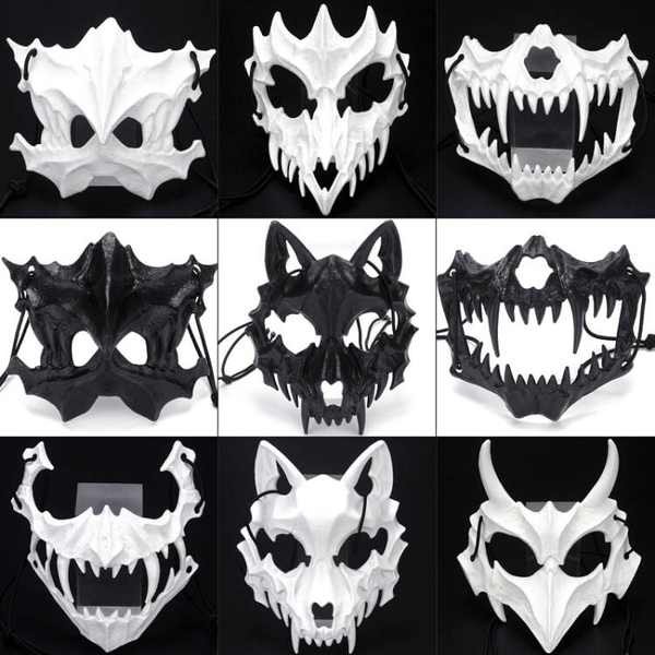 halloween costume halloween halloween mask Halloween topeng separuh ...