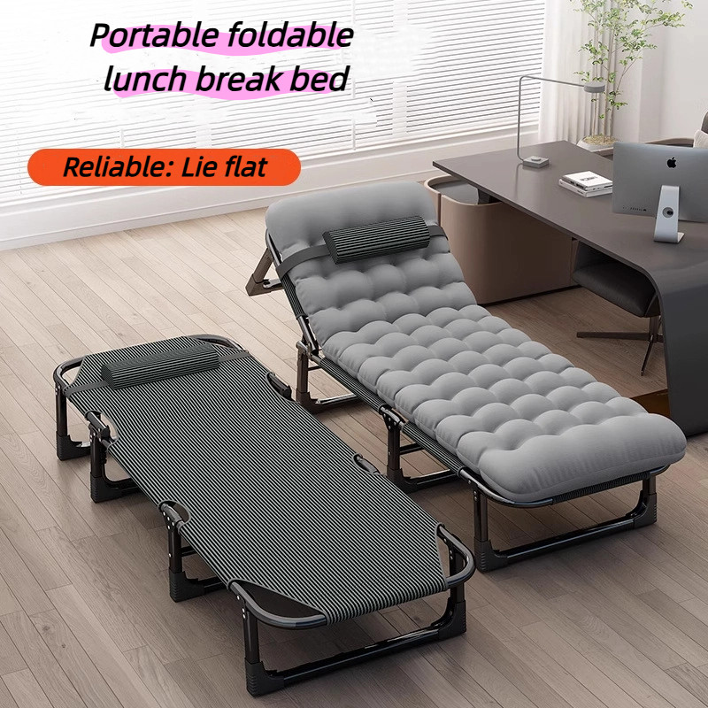 Foldable bed, single home, simple lunch break, artifact, office, adult ...