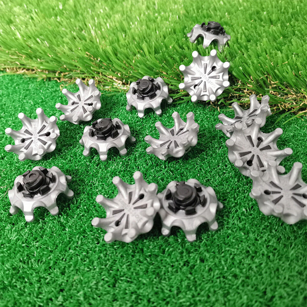 20pcs pack Golf shoes spikes Twist lock design Shoe studs Black cleats ...