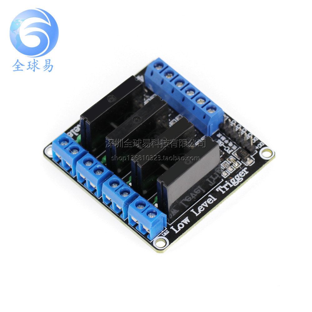 4-Channel 5V Low-Level Solid State Relay Module with Fuse Solid State Relay 250V2A | Shopee Malaysia