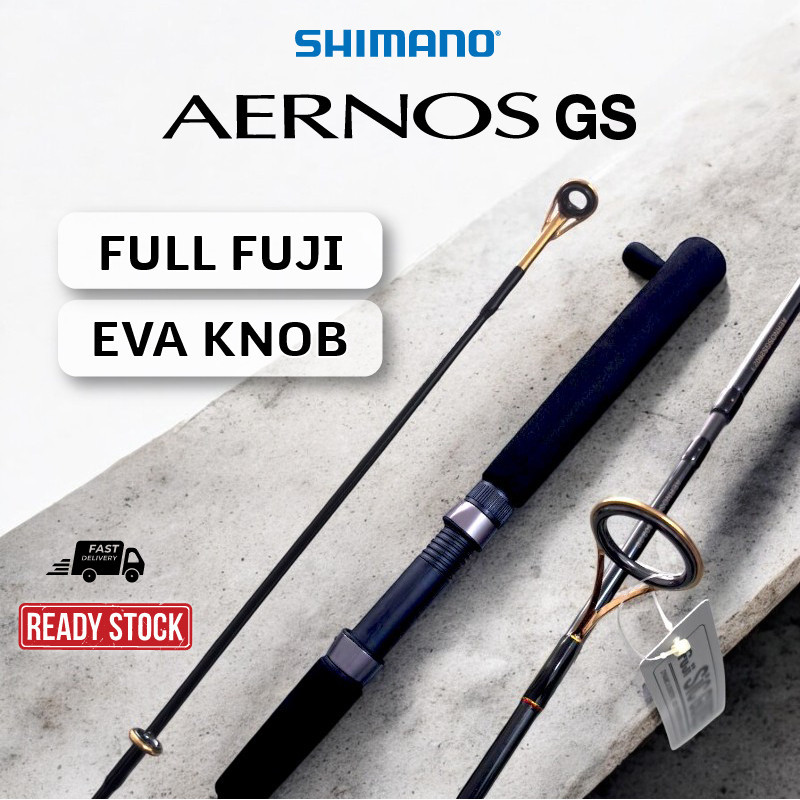 SHIMANO AERNOS GS JORAN PANCING CASTING SPINNING FISHING ROD FUJI SIC ...