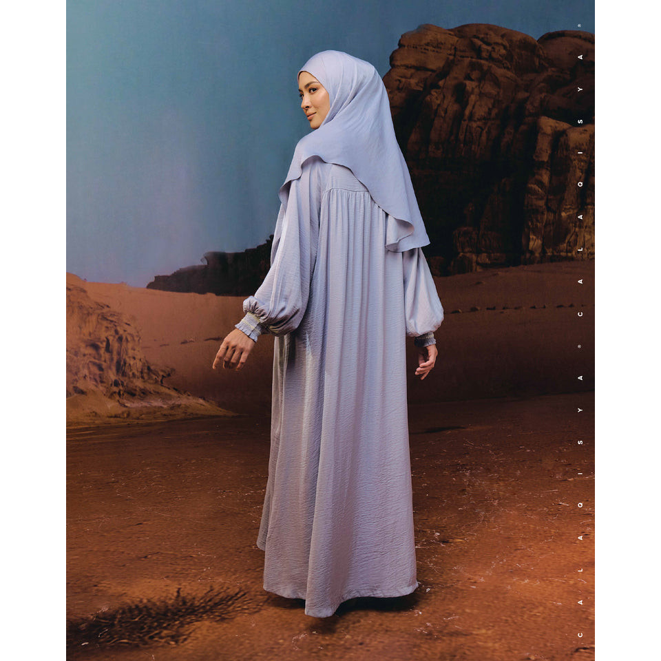 HAJJA DRESS IN SILVER SCONCE | Shopee Malaysia