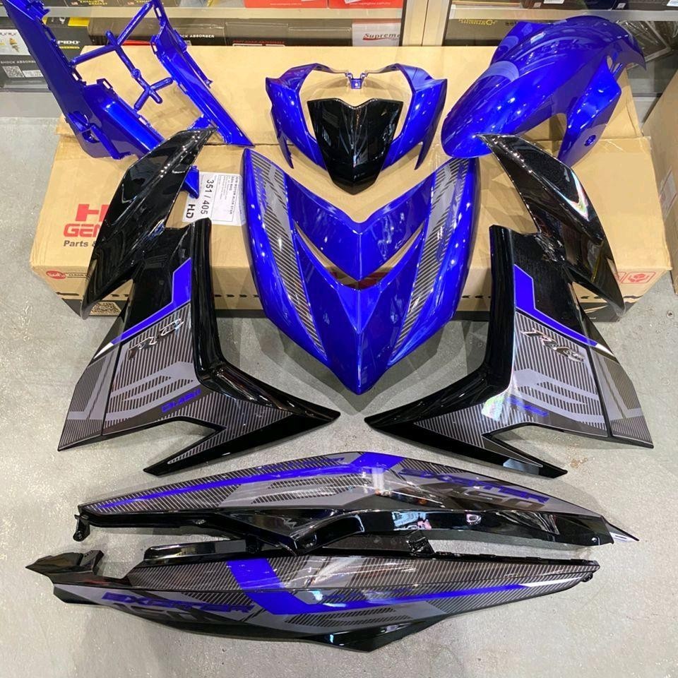 Y15 V1 V2 RC 2015 BLUE MERAH KUNING COVER SET TAMPAL SIAP STICKER ...