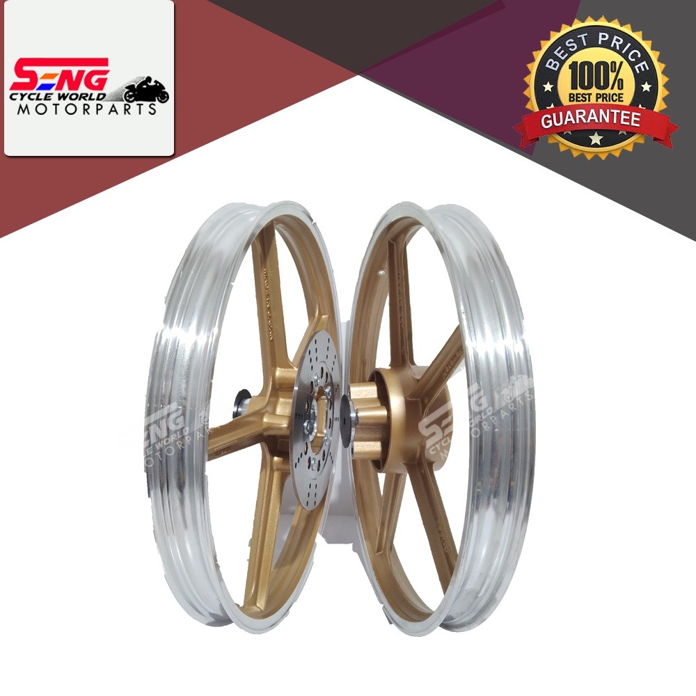 ALU WHEELS - KAWASAKI AR80 SPORT RIM - GOLD (140-140X18) BEARING ...