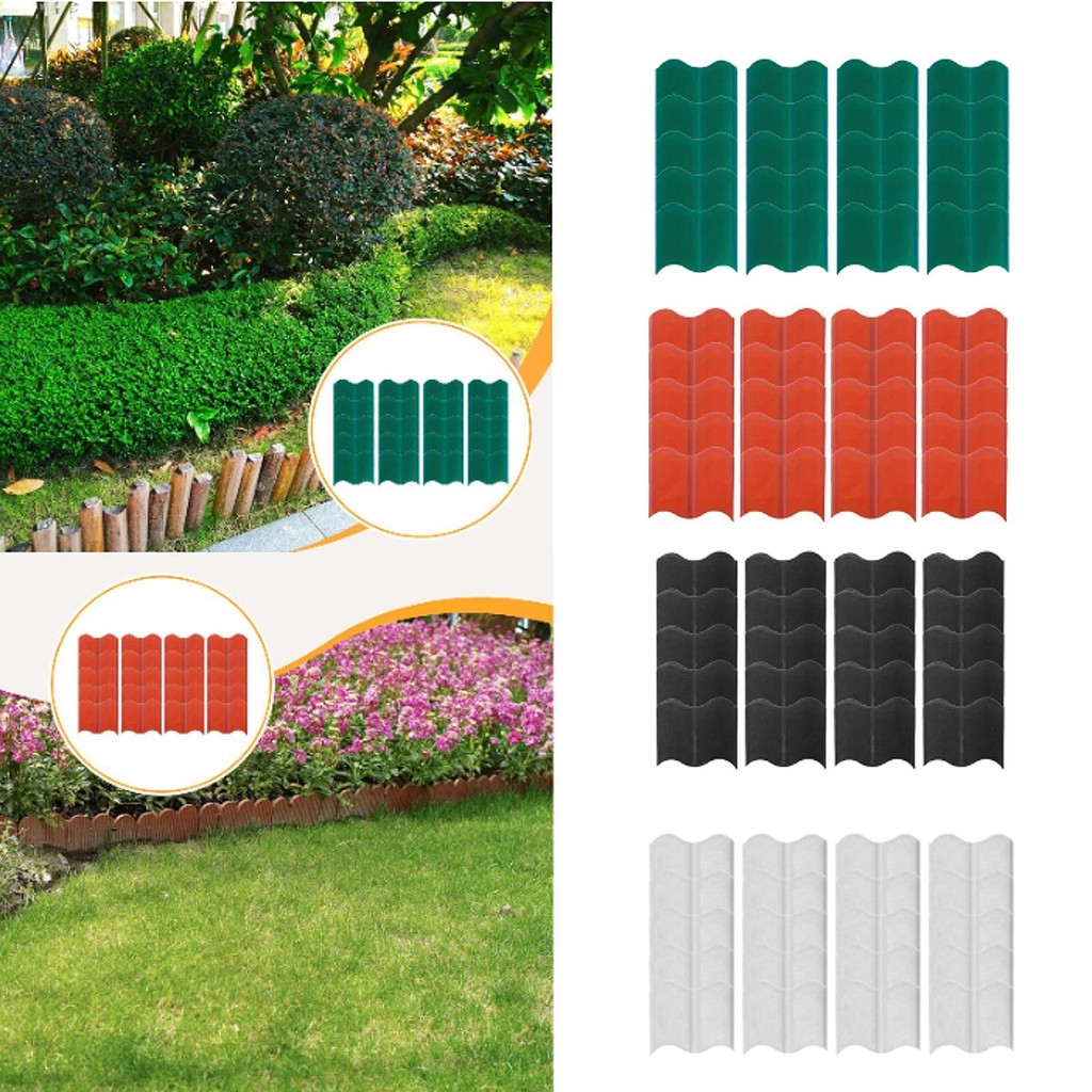 [uguuiya] 20Pcs Landscape Edging Garden Edging Border Decoration ...
