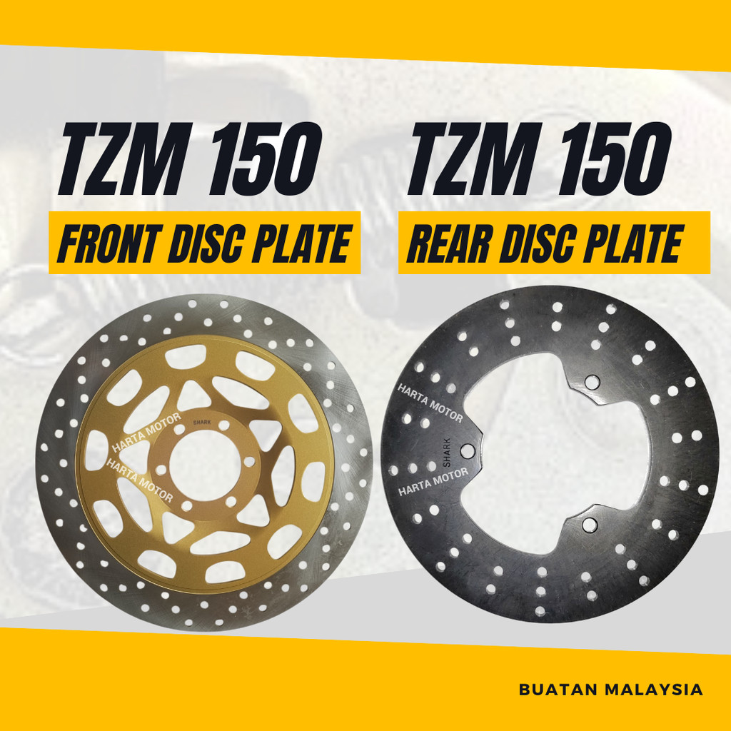 TZM 150 FRONT DISC PLATE - TZM150 TZM FIRST MODEL DISK BRAKE DEPAN ...