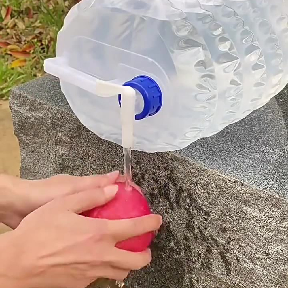 Thick Collapsible Water Bucket Portable Drinking Water Container for ...