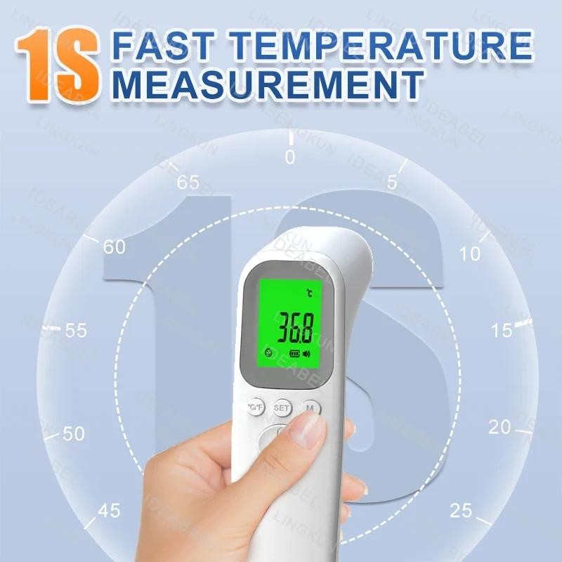 Electronic Contactless Clinical Accuracy Non-contact Body Temperature ...