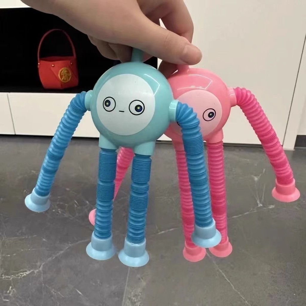2024 Luminous Retractable Egg Boy Party Variety Suction Cup Stretching ...