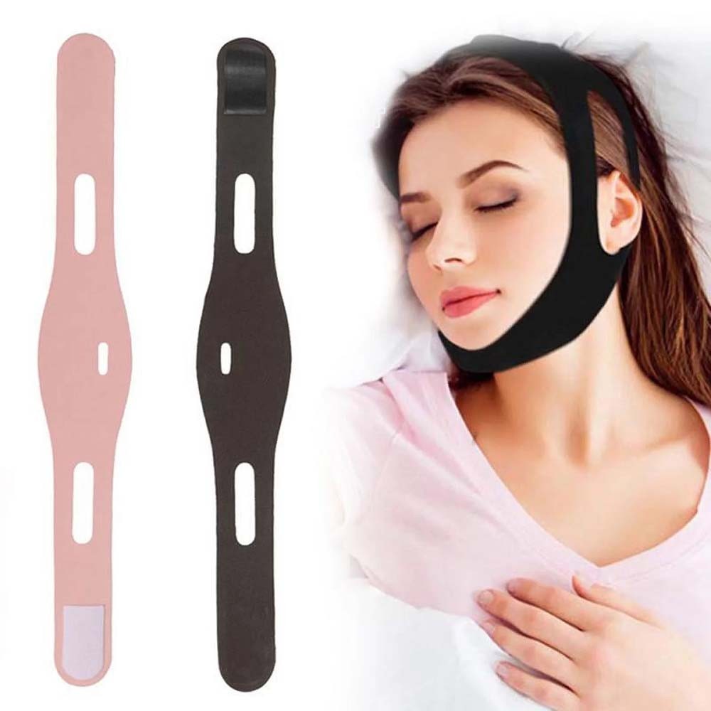 Elastic Face Slimming Bandage V Line Face Shaper Women Chin Cheek Lift ...
