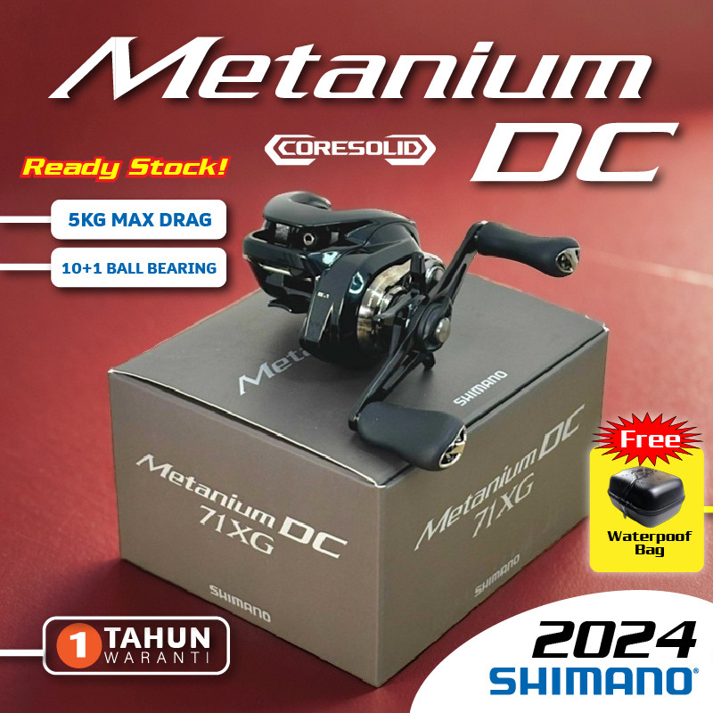 METANIUM DC 2024 Baitcasting Shimano Original Model Baru Waranty Dan ...