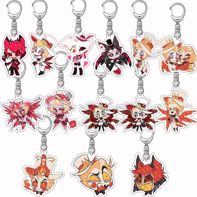 【Customized】Hazbin Hotel Alastor Anime Surrounding Acrylic Keychain ...