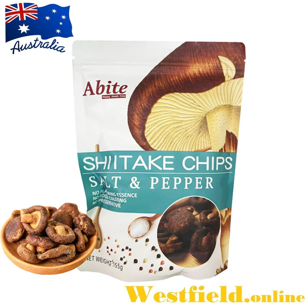 [Australia Import EXP 12/2025] Abite Shiitake Chips Salt & Pepper ...