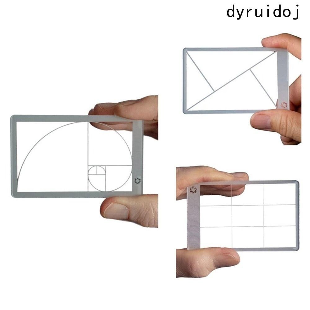 DYRUIDOJ Viewfinder Ruler, Transparent Composition Golden Ratio Ruler ...