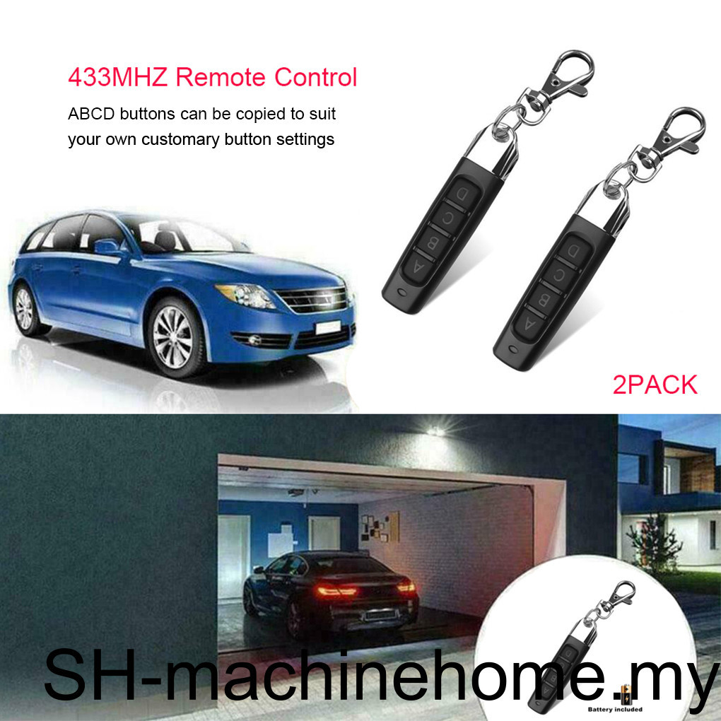 1/2 Pack of 2 Remote Control Copier Home Office Self-learning Button Operation Controller Code ...