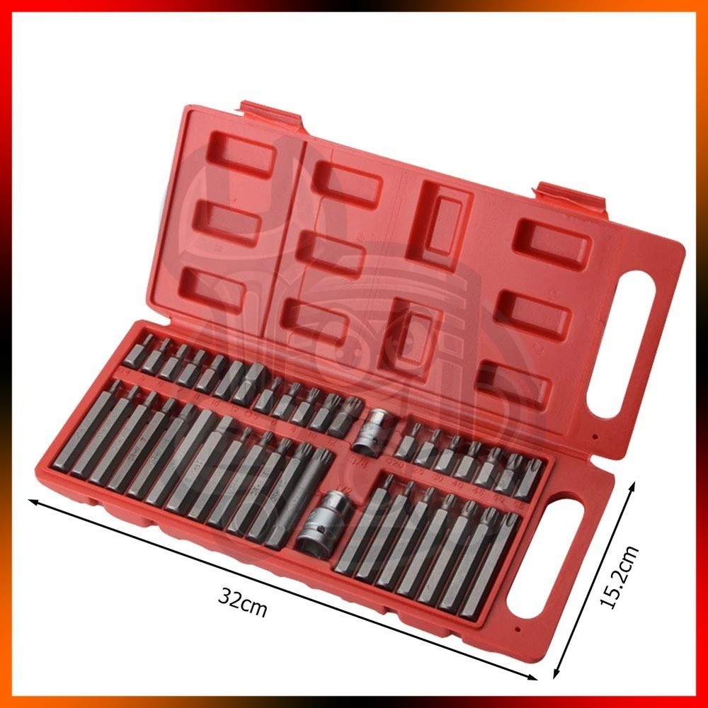40pcs Hex Torx Bit Star Wrench Allen Key Spline Bit Screwdriver Bit ...