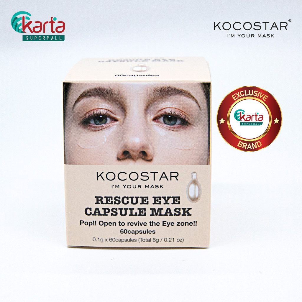 KOCOSTAR Rescue Eye Capsule Mask (60 capsules) | Shopee Malaysia