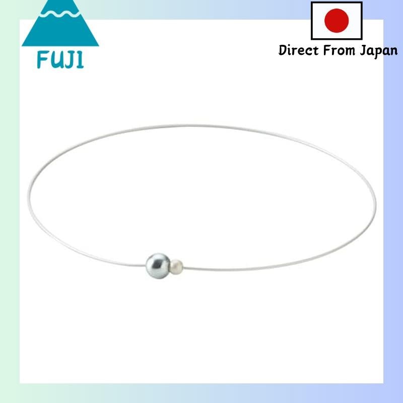 Phiten RAKUWA Necklace Wire EXTREME Mirror Ball Twin Light Blue/Pearl ...