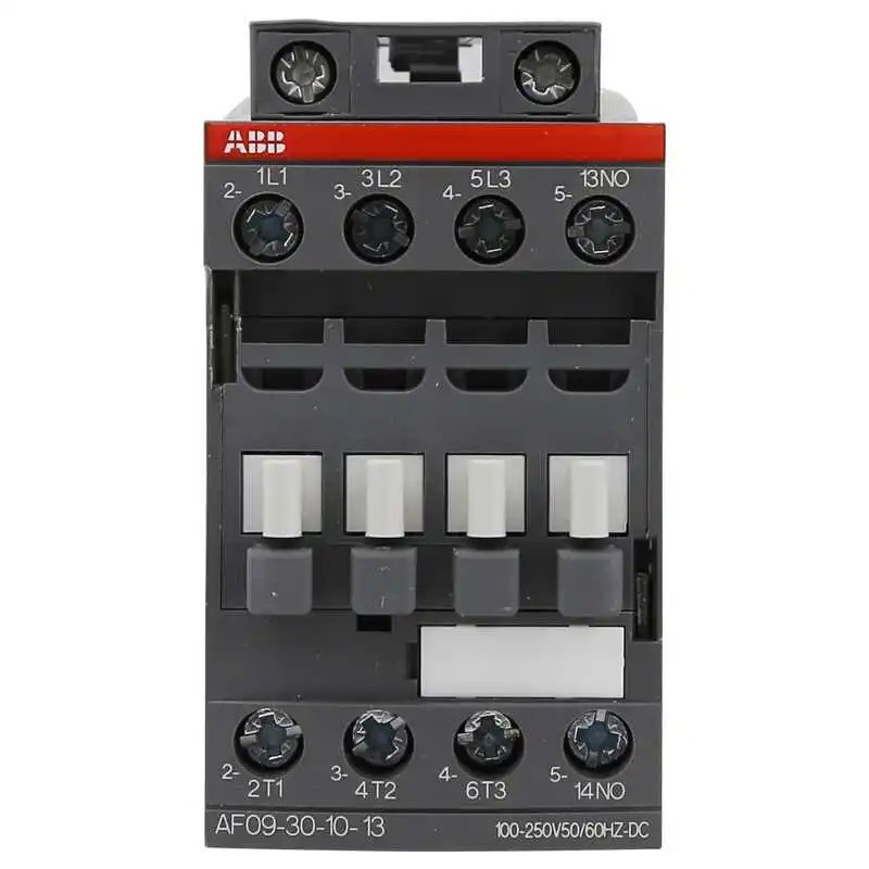 ABB 3-ploe contactors AF series AC/DC 1NC or 1NO 50HZ/60HZ 100V~250V DC 100V-250V 9A 4kw AF09-30 ...
