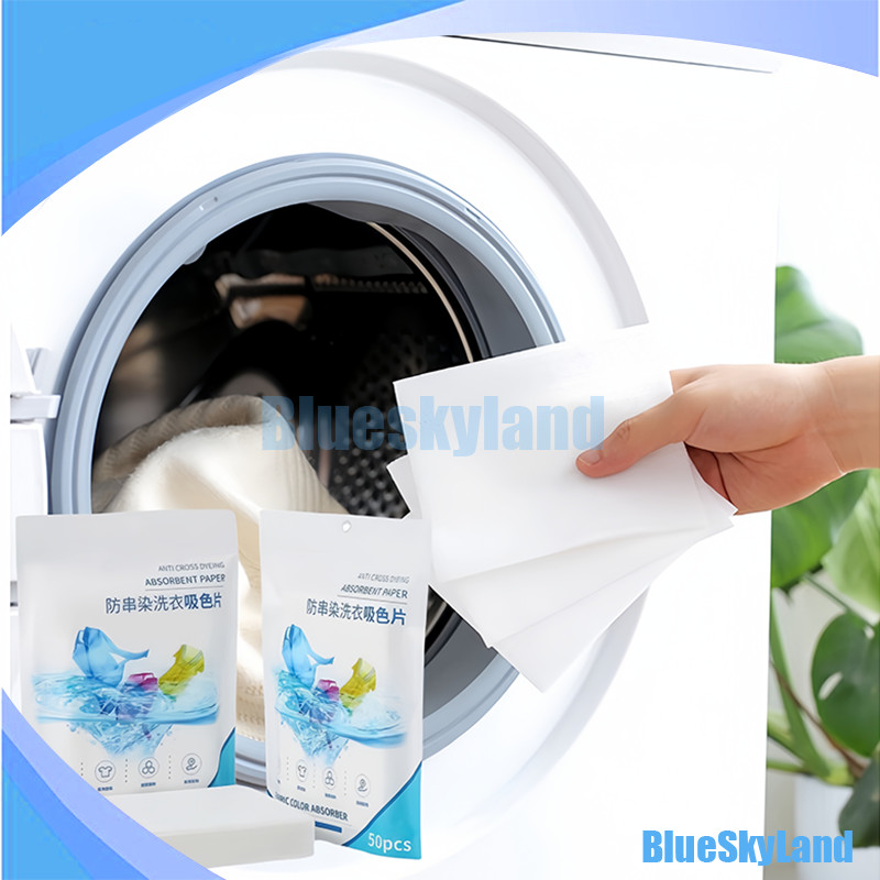 MESIN Contents of 50 Sheets of Mixed Anti-Fade Laundry Color Absorbing ...