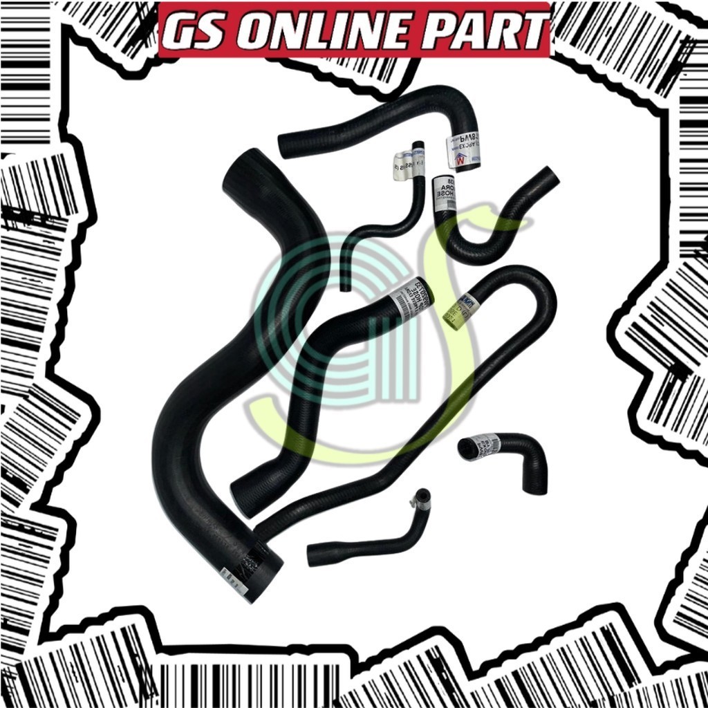 PROTON EXORA BOLD TURBO PREVE CFE RADIATOR HOSE SET OEM (1SET=8PCS ...