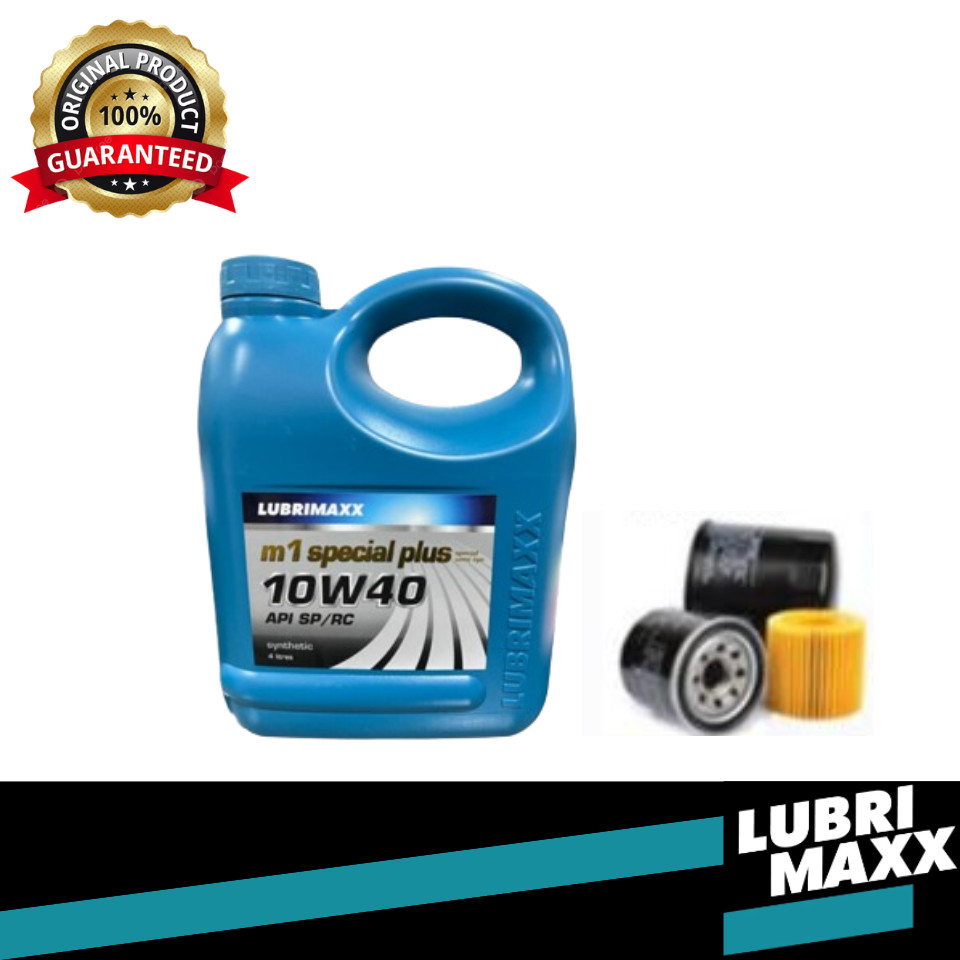 [MADE IN AUSTRALIA]LUBRIMAXX M1 SPECIAL 10W40 SM/CF 4 LITER SEMI- (FREE OIL FILTER)(LUB-10W40 ...