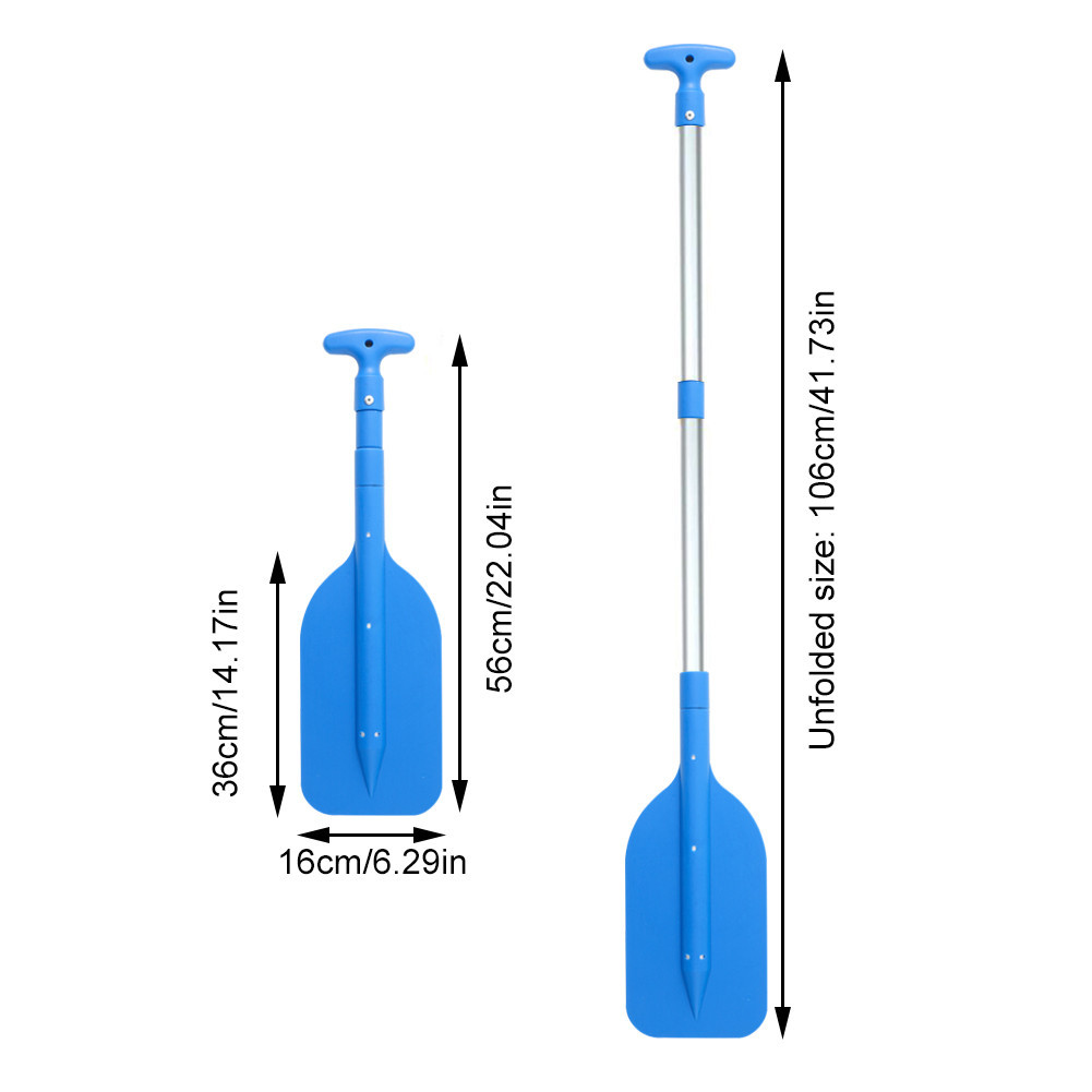 Telescoping Boat Paddle Collapsible Canoe Paddle Kayak Oar Safety Boat ...