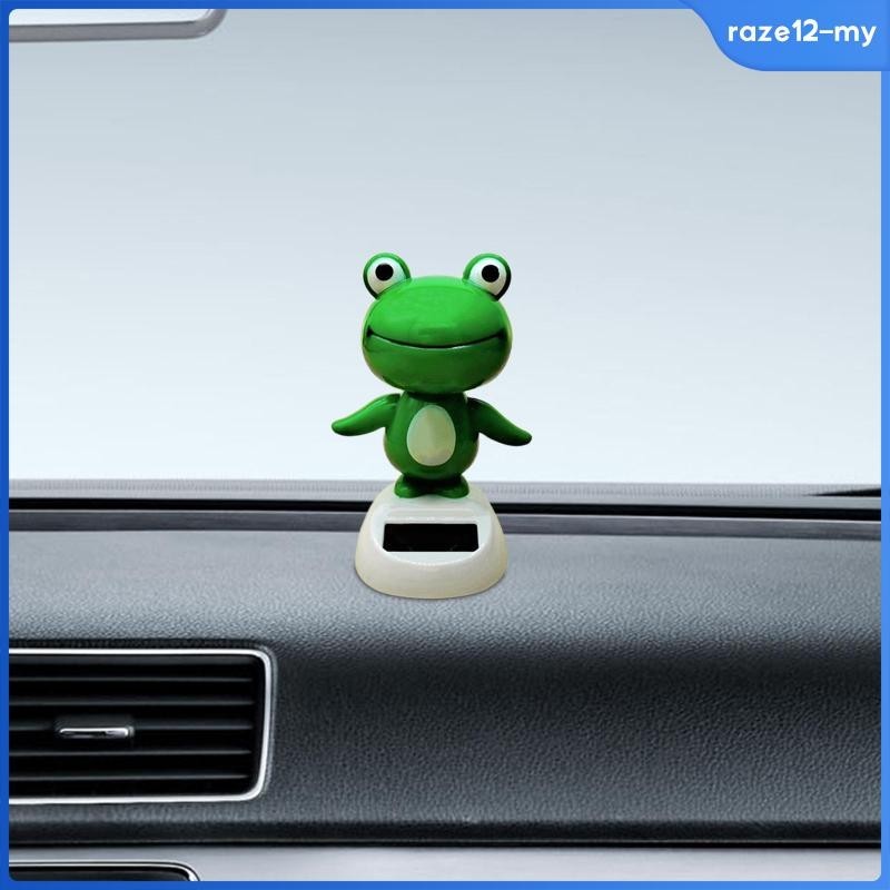 [RazecaMY] Solar Dancing Toy Frog Figurine Home Office Decor Bobble ...