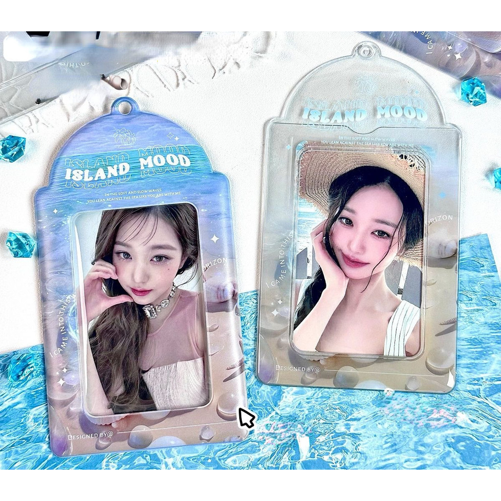 Ins Island Emotions 3 Inch Card Holder Small Card Idol Display ...