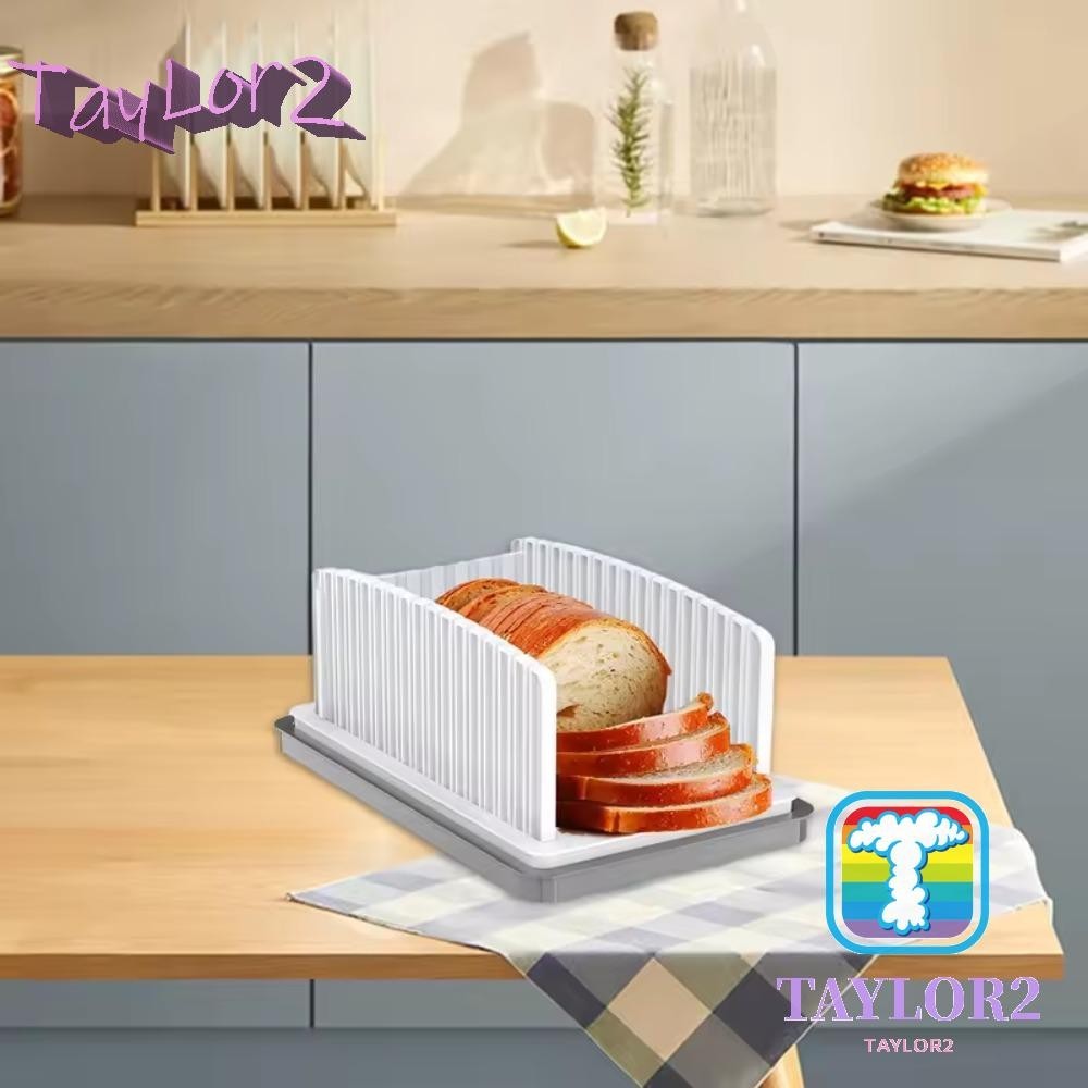 ATAYLOR Bread Slicer, With Bread Crumb Tray Adjustable Thickness Bread ...
